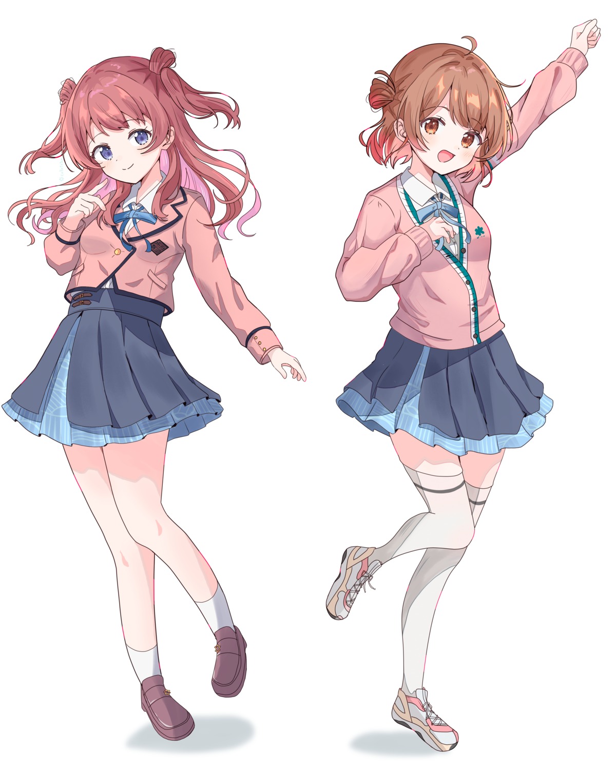 ramuta (colletstar) gakuen idolm@ster the idolm@ster hanami saki hanami ume seifuku sweater ...